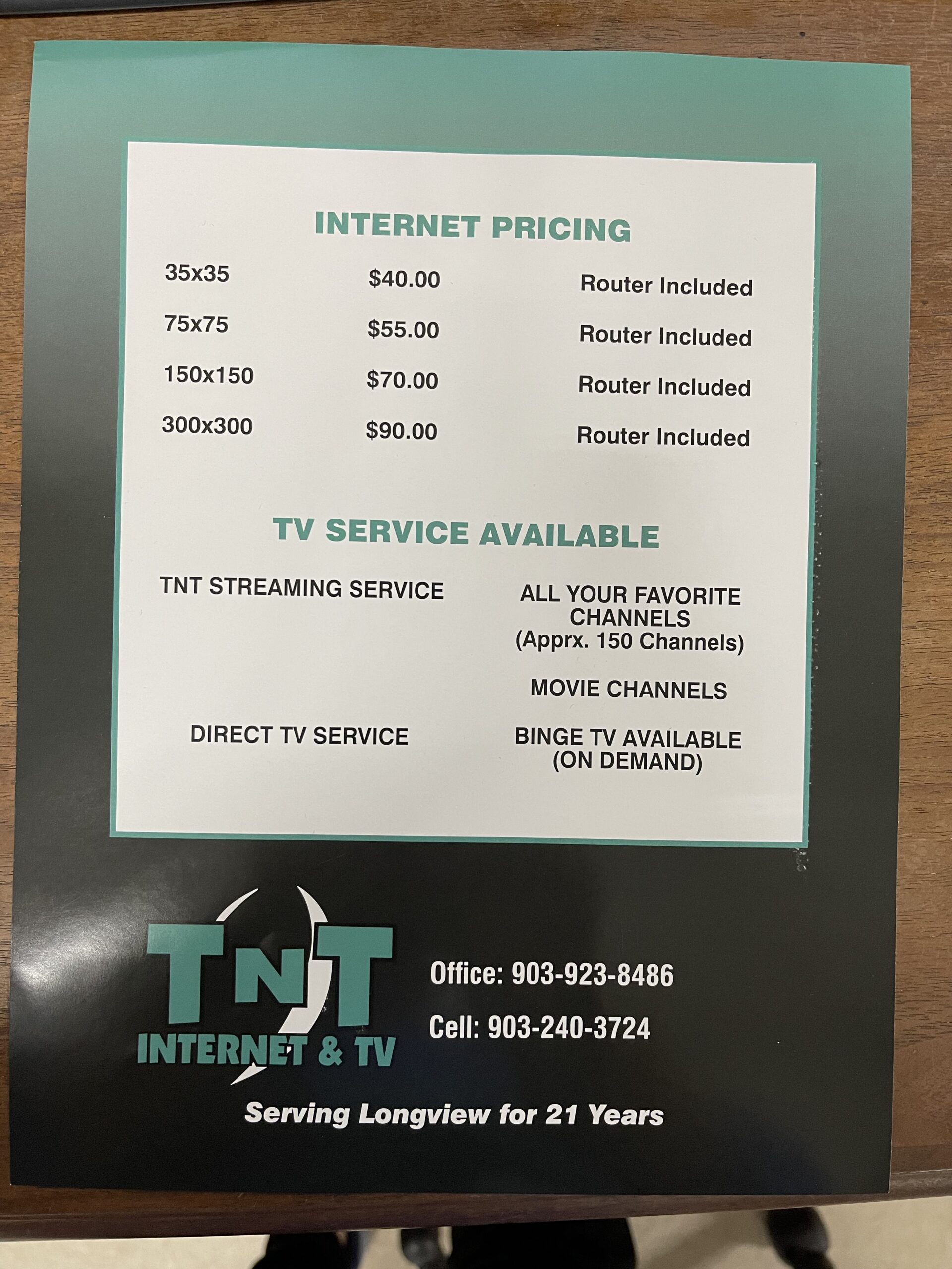 Home - TnT Internet & TV